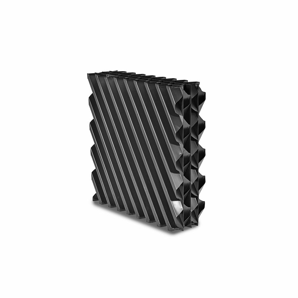 PVC structured fill block - LS-60 - Hewitech - for water treatment