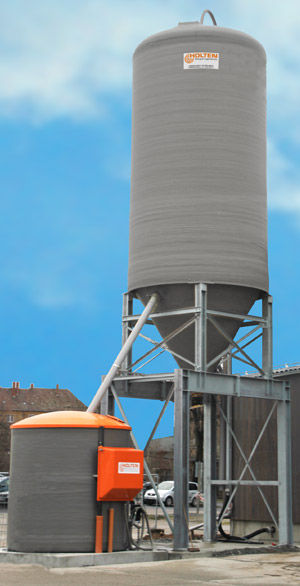 Cone-bottom silo - HOLTEN GmbH & Co. KG - composite / FRP