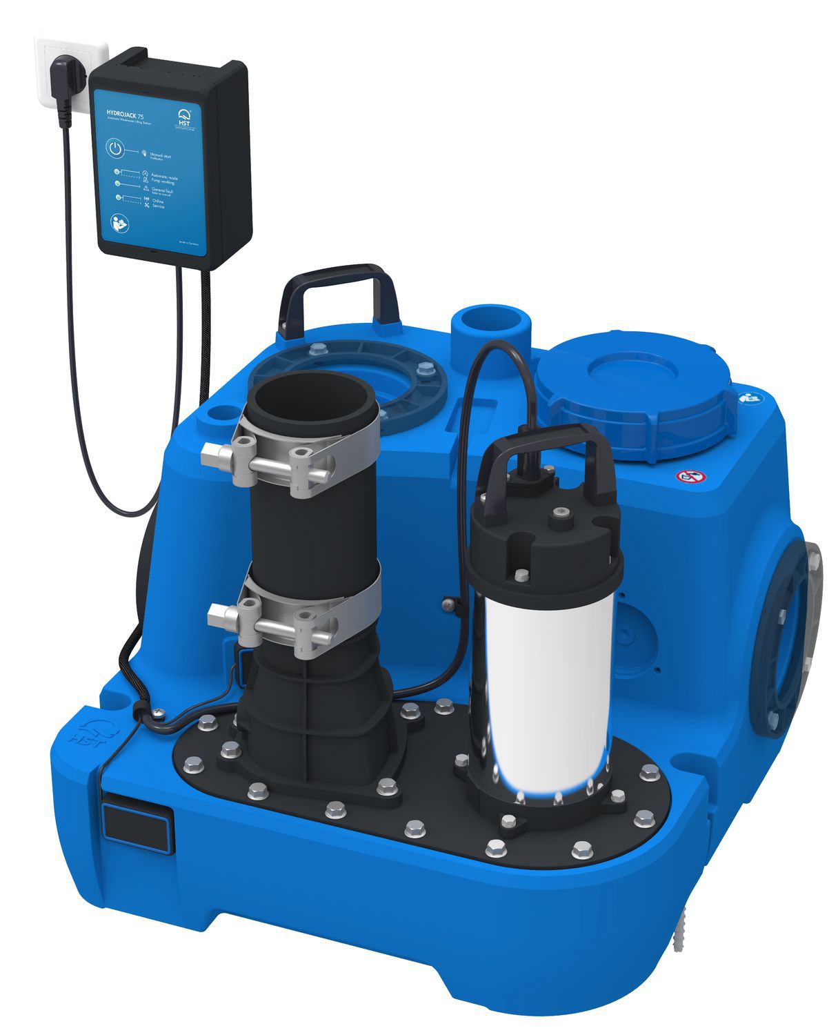 Compact sewage lifting unit - HYDROJACK 75 - HST Systemtechnik GmbH ...