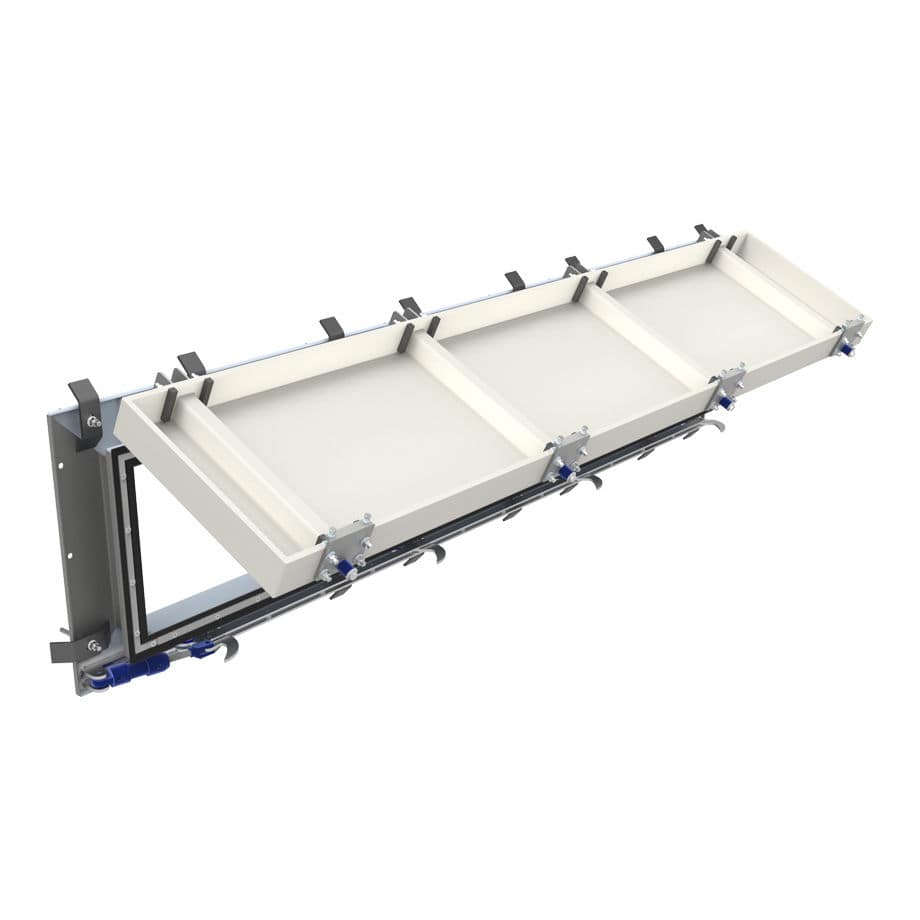 Wastewater treatment sluice gate - AWS - HST Systemtechnik GmbH & Co. KG