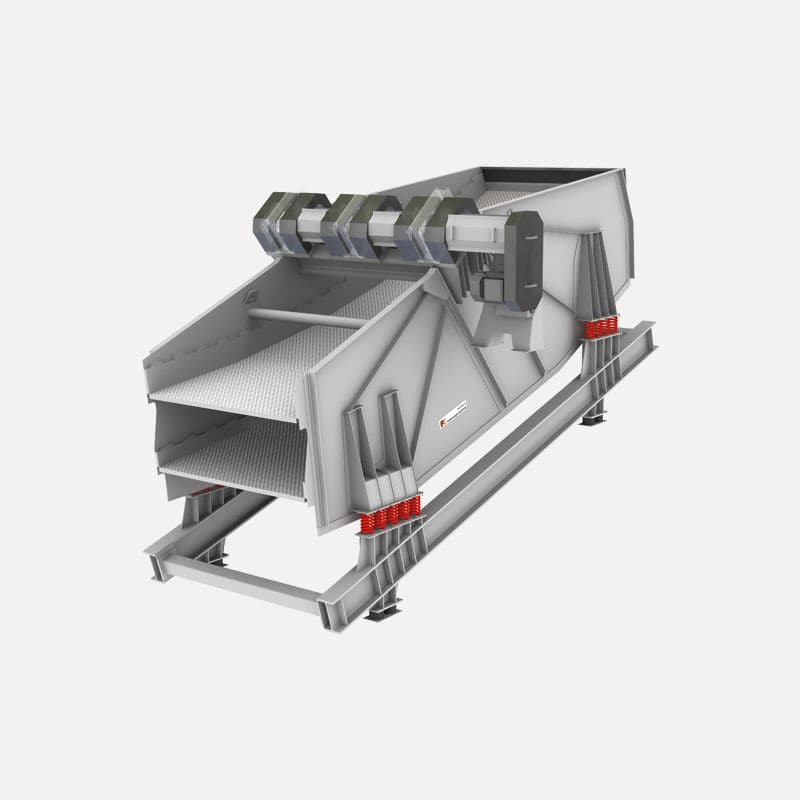 Linear vibrating screener - IFE Aufbereitungstechnik GmbH - for bulk ...