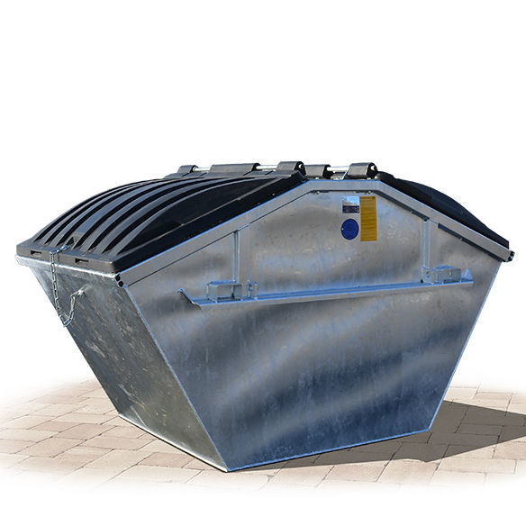 Galvanised steel skip container - ASM Series - IVB Umwelttechnik GmbH ...