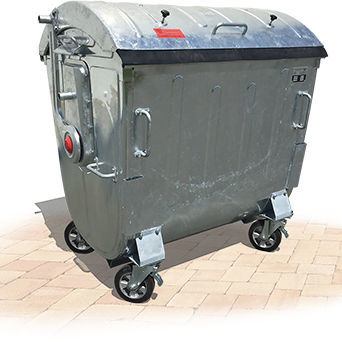 Steel waste container - MGB 1100 - IVB Umwelttechnik GmbH - for ...