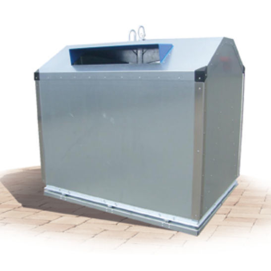 Steel waste container - DC Series - IVB Umwelttechnik GmbH - for ...