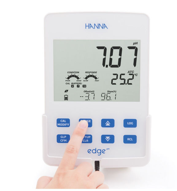 Portable Ph Meter Hi2002 Hanna Instruments Laboratory Digital