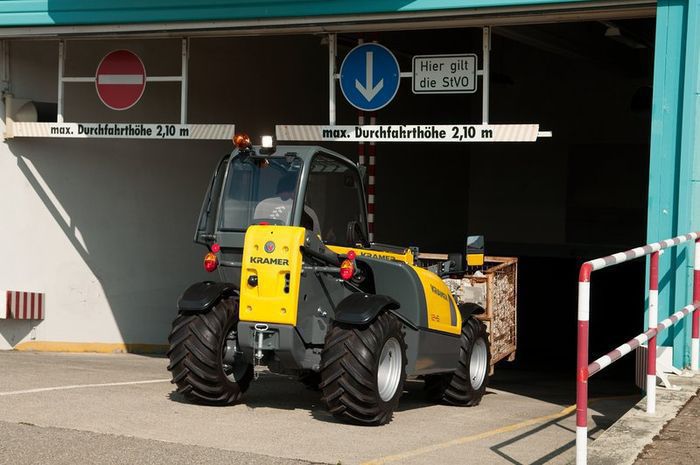 Compact telehandler - 1245 - Kramer-Werke GmbH - high payload / all ...