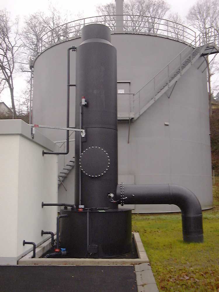 Wet Scrubber System - LIKUSTA Umwelttechnik - chlorine / compact