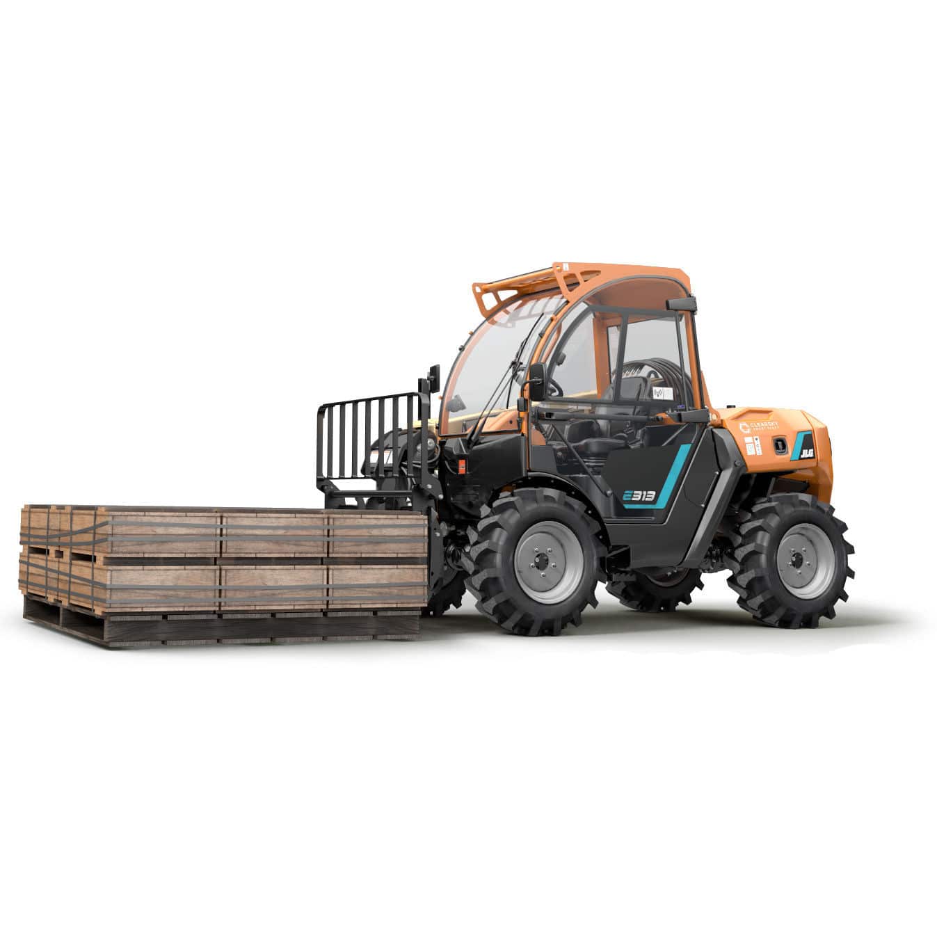 Diesel engine telehandler - E313 - JLG Industries Inc. - electric / compact