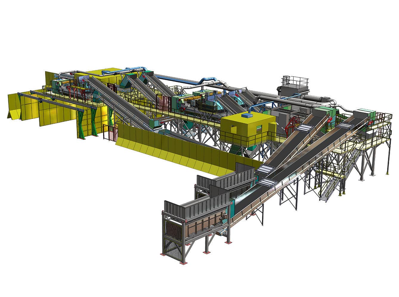 Paper recycling plant - Lyndex Recycling Systems Ltd - for process lines