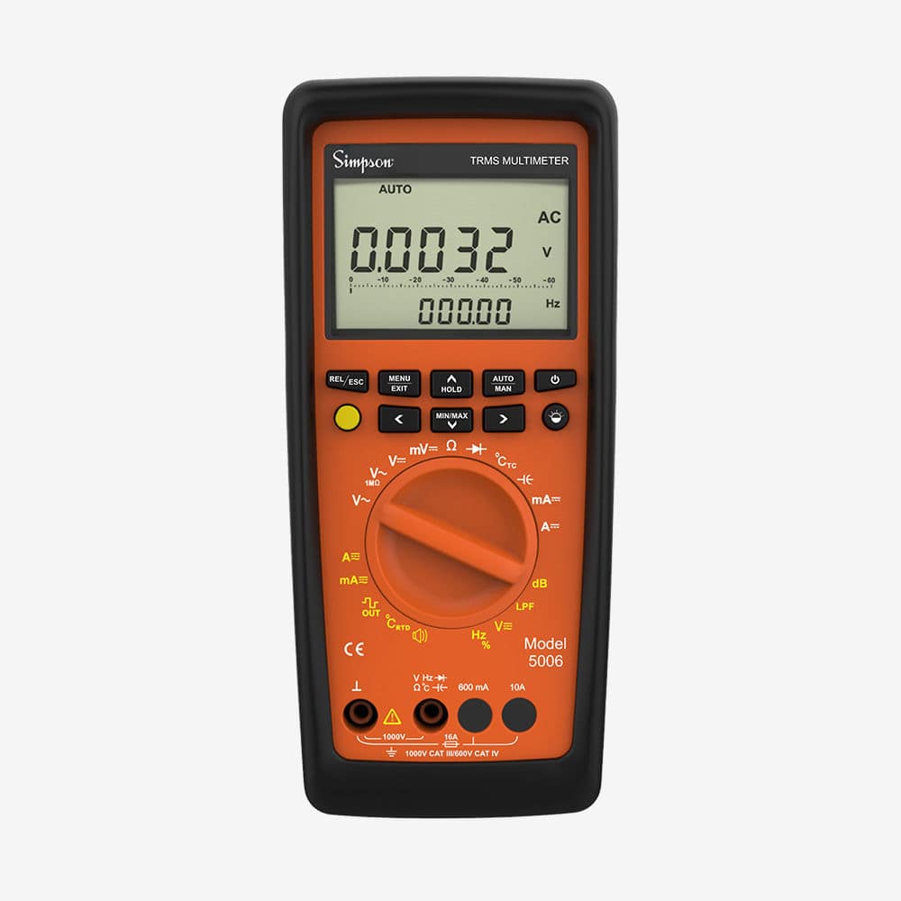 Digital multimeter - 500 series - Simpson - portable / cat I / cat II