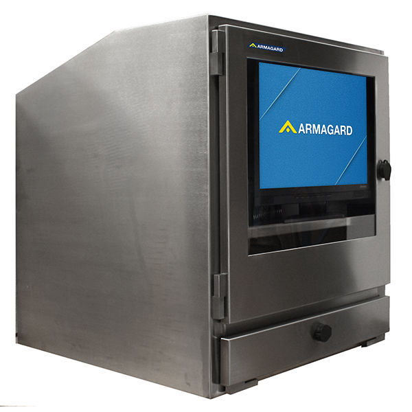 PC enclosure system - SENC-800 - Armagard Ltd - shelf / stainless steel ...