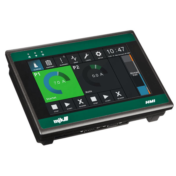 HMI with touch screen - MJK - panel-mount / 800 x 480 / TFT LCD