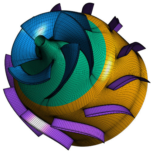 Automation software - TurboGrid - ANSYS - quality / creation / CFD