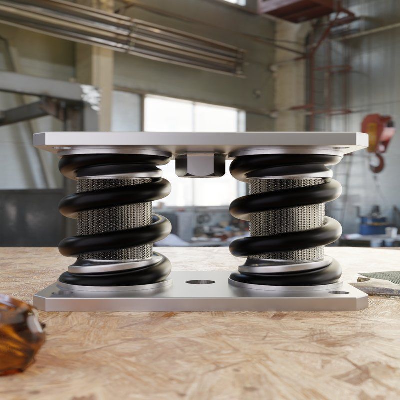 Spring damper anti-vibration mount - 5-6 Hz - RG+ Schwingungstechnik ...