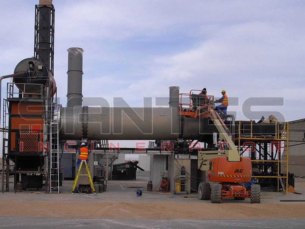 Hazardous waste incinerator - Santes Incinerator - industrial waste ...