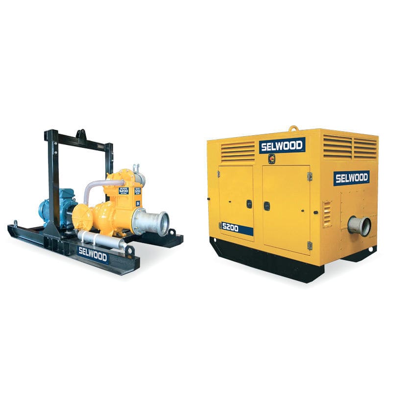 Diaphragm pump - S200 - Selwood - slurry / electric / self-priming