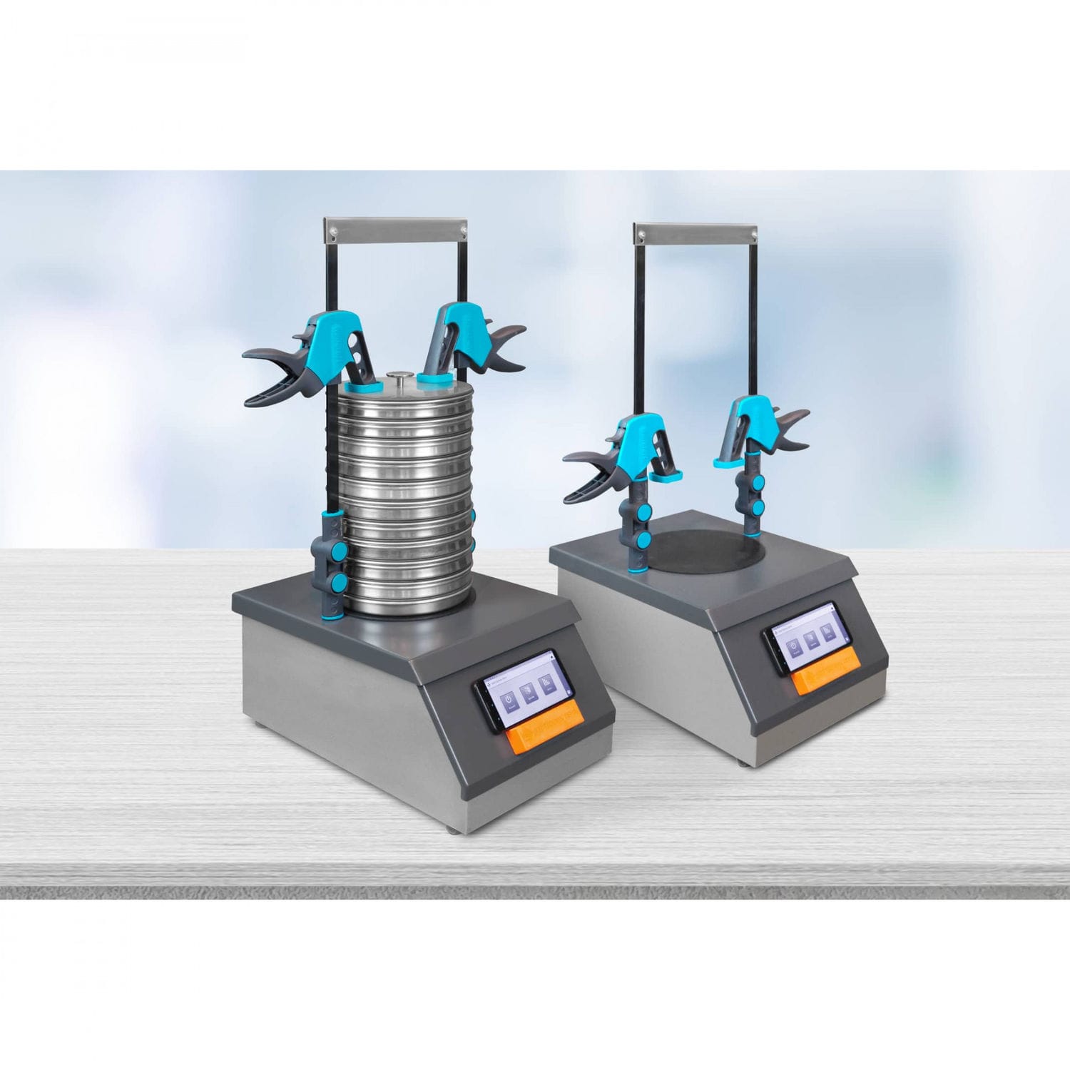 Dry sieving sieve shaker - ASM 200 - SIEBTECHNIK GMBH - for wet sieving ...