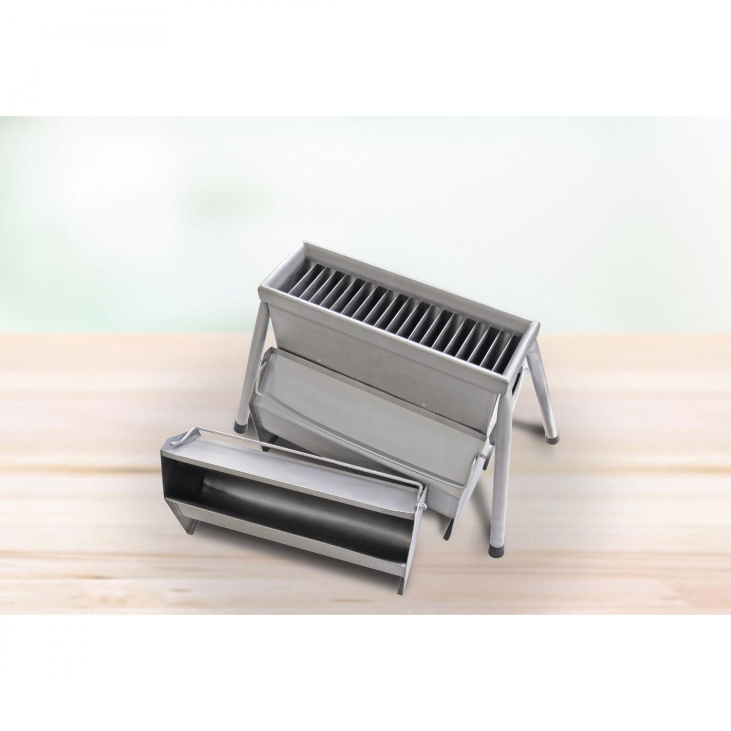 Manual sample splitter - SIEBTECHNIK GMBH - riffle-type / for the ...