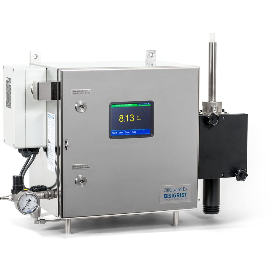 Trace detector - OILGUARD 2 EX - SIGRIST-PHOTOMETER AG - UV / for oil ...