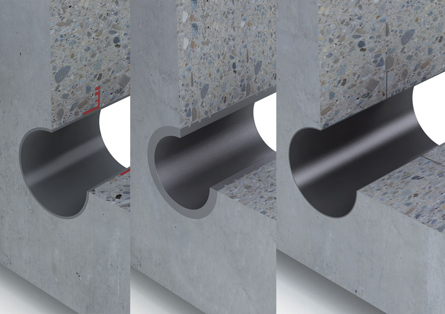 Electrical cable pipe - FU - UGA System-Technik - stainless steel ...