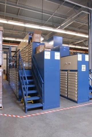 Industrial mezzanine - MaxiMezz™, MiniMezz™ - Stanley Vidmar