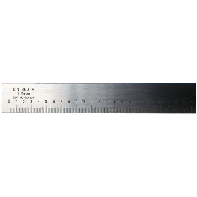 Steel ruler - 80-451-10 series - Bowers Group - Square corner
