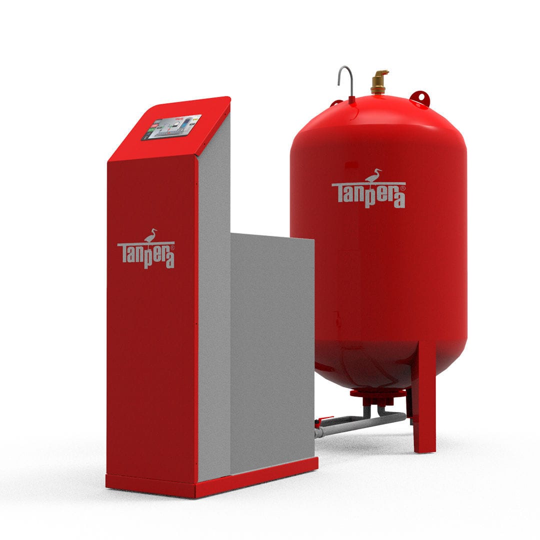 Pump-controlled pressurization system - Tanpera