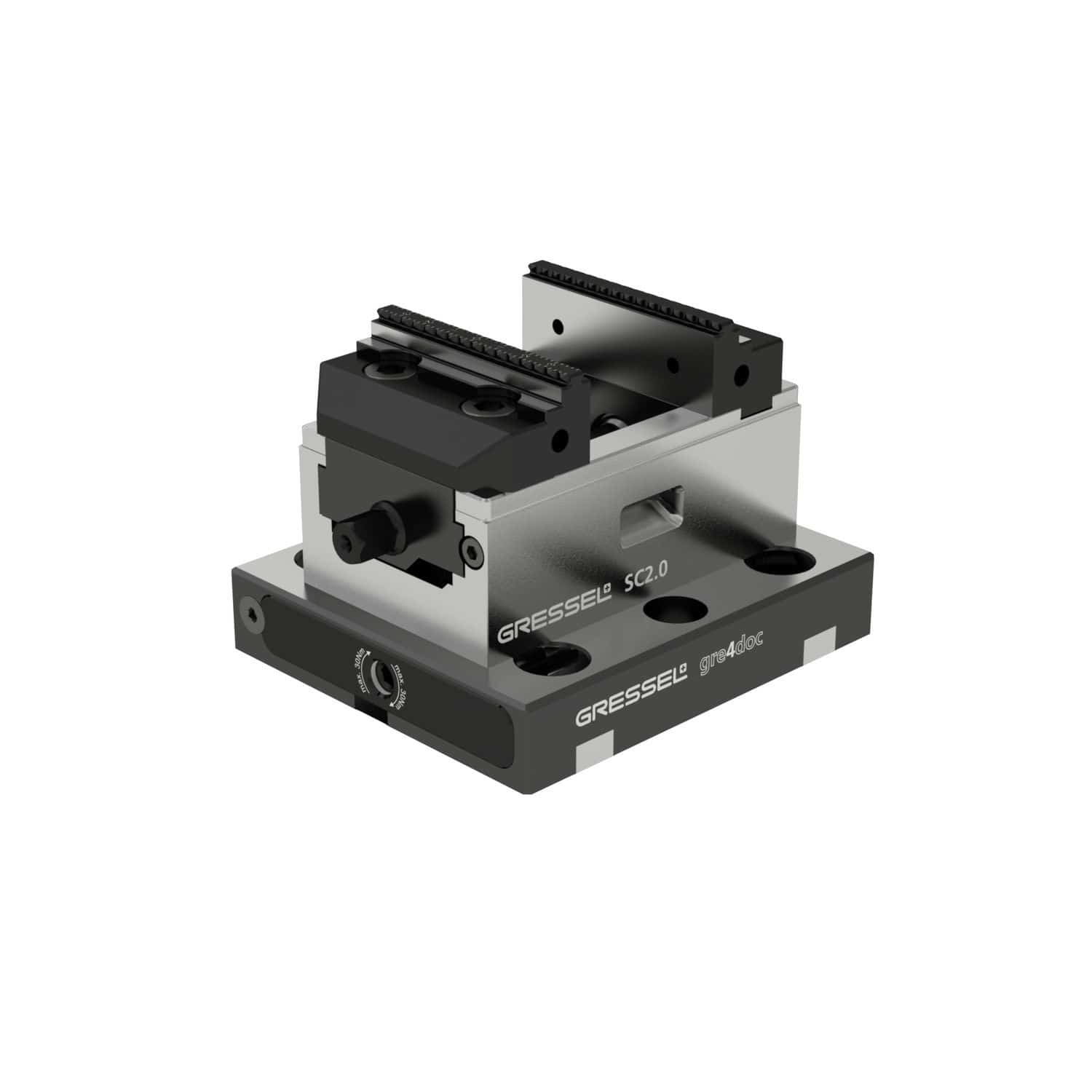 Integrated zero-point clamping system - gre4doc - GRESSEL - flat