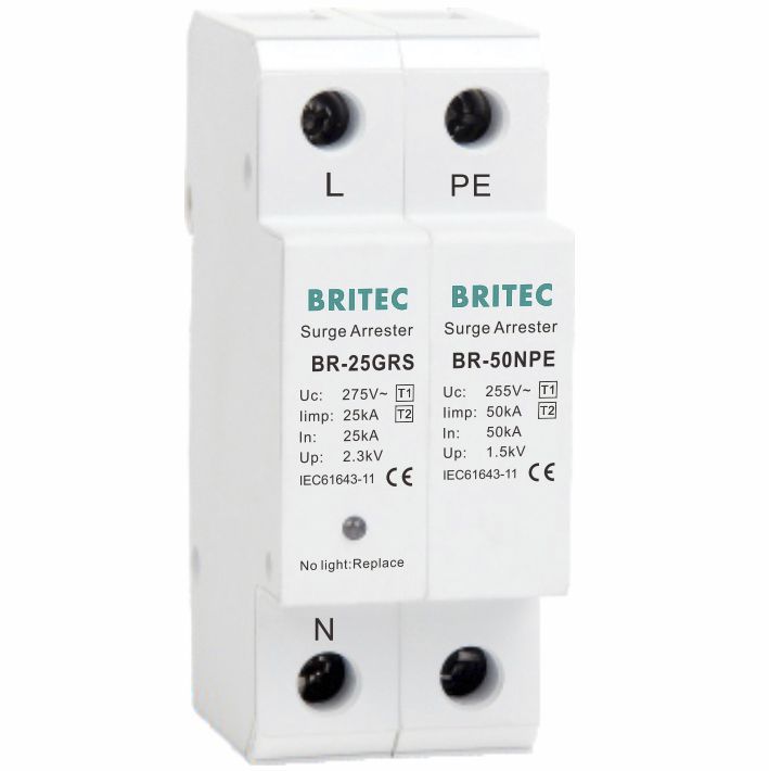 Type 1 surge protection unit - BR-25GRS 1+1 series - Britec Electric Co ...