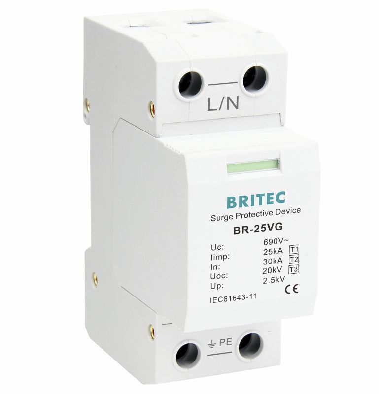 Type 1 surge protector - BR-25VG 1P series - Britec Electric Co., Ltd ...