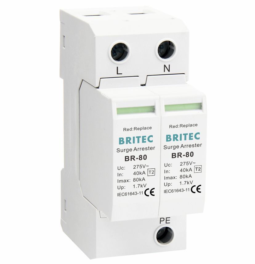 Type 2 surge protection unit - BR-80 2P series - Britec Electric Co ...