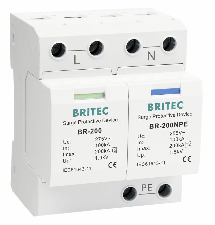 Type 2 surge protector - BR-200 1+1 series - Britec Electric Co., Ltd ...