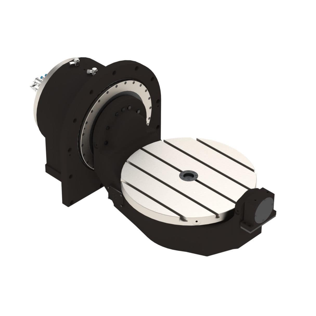 Motor-driven rotary table - ZASD Series - PEISELER - tilting / for ...