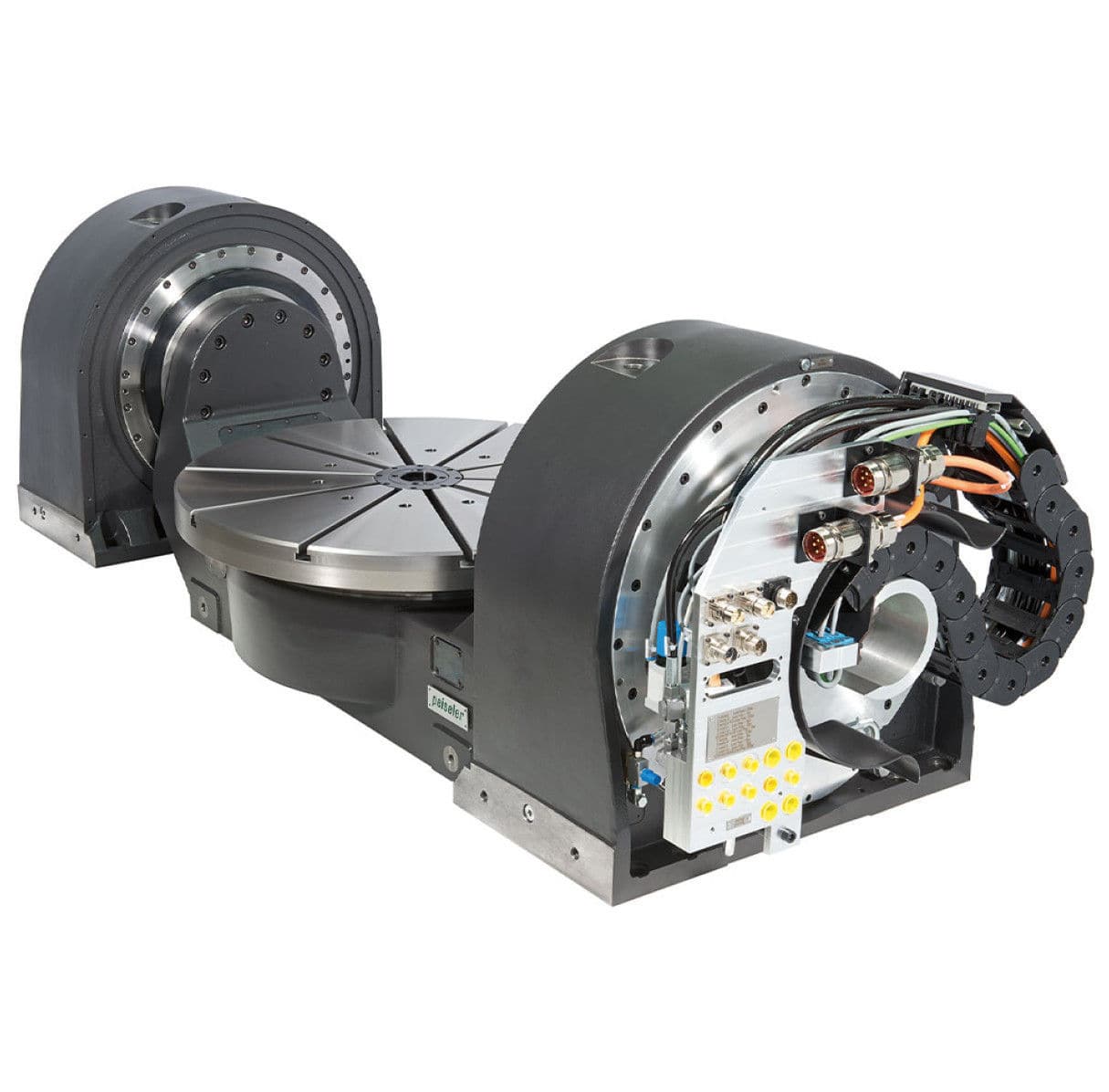 Motor-driven rotary table - ZASG - PEISELER - vertical / for machine ...