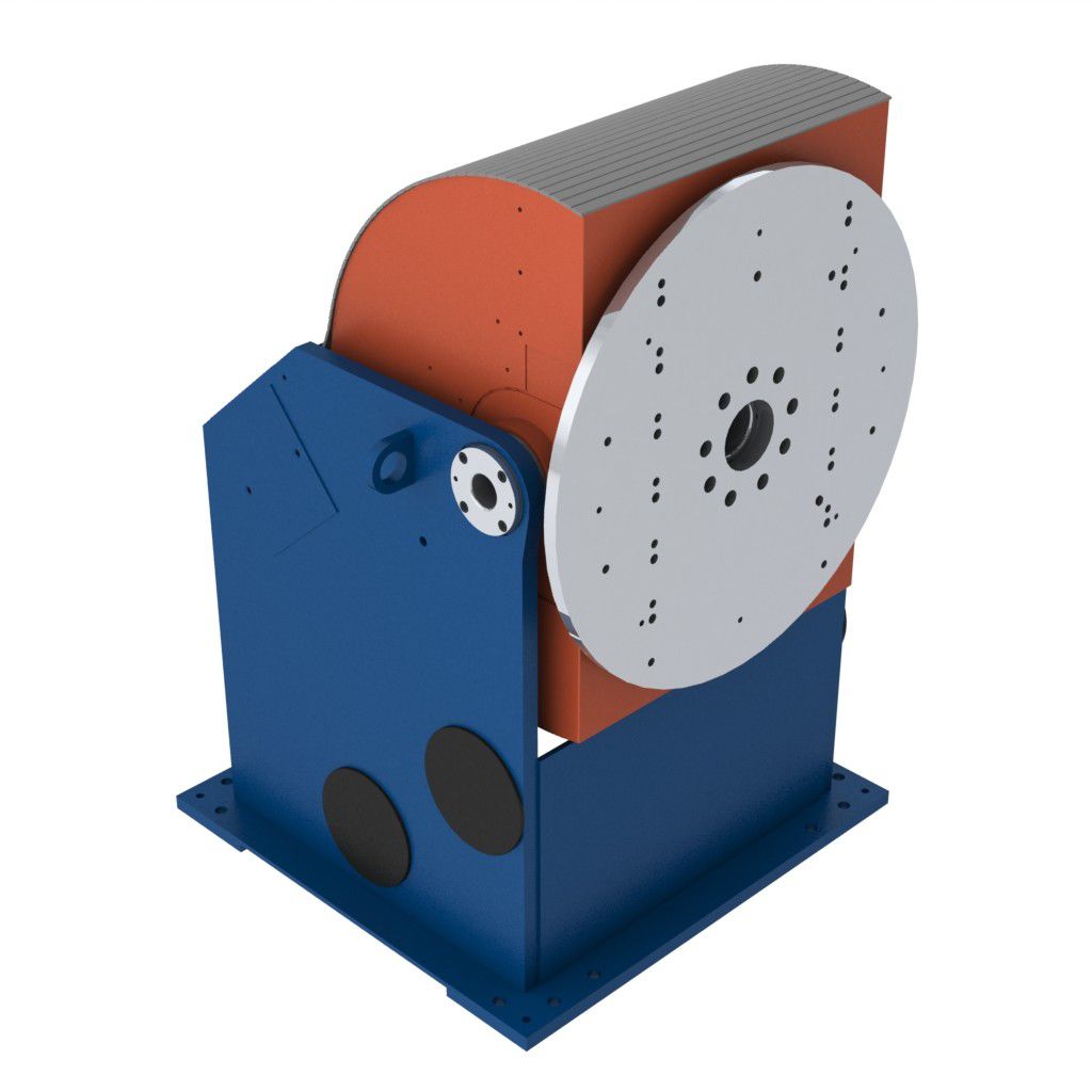 Electromechanical positioner - QR-WP-TT-10kN DR=0900 - CLOOS - rotary ...