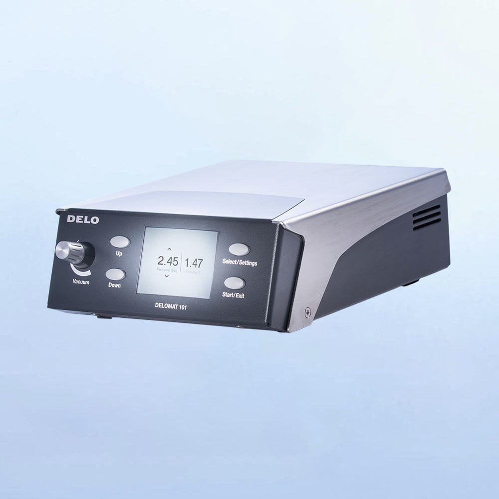 Compact glue dispensing machine - DELOMAT 101 - DELO Industrial Adhesives