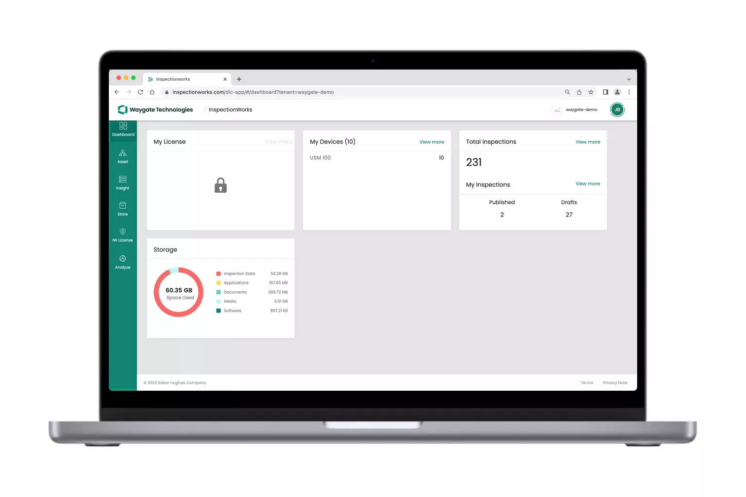 Inspection software - InspectionWorks Insight - Waygate Technologies ...