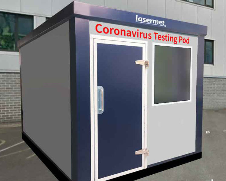 Clean room booth - Lasermet - test / portable