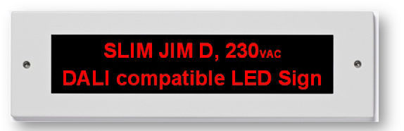 LED variable-message sign - SLIM JIM D - Lasermet