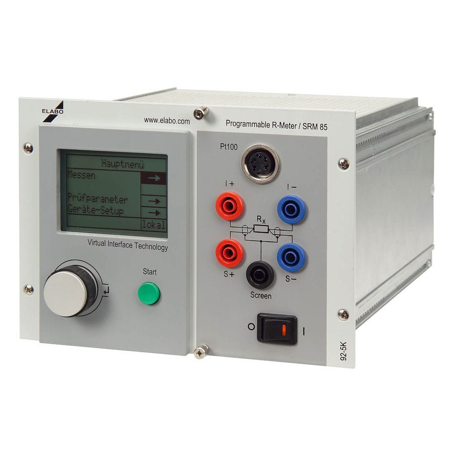 Digital ohmmeter - 92-5K - ELABO - rack-mount / 4-wire