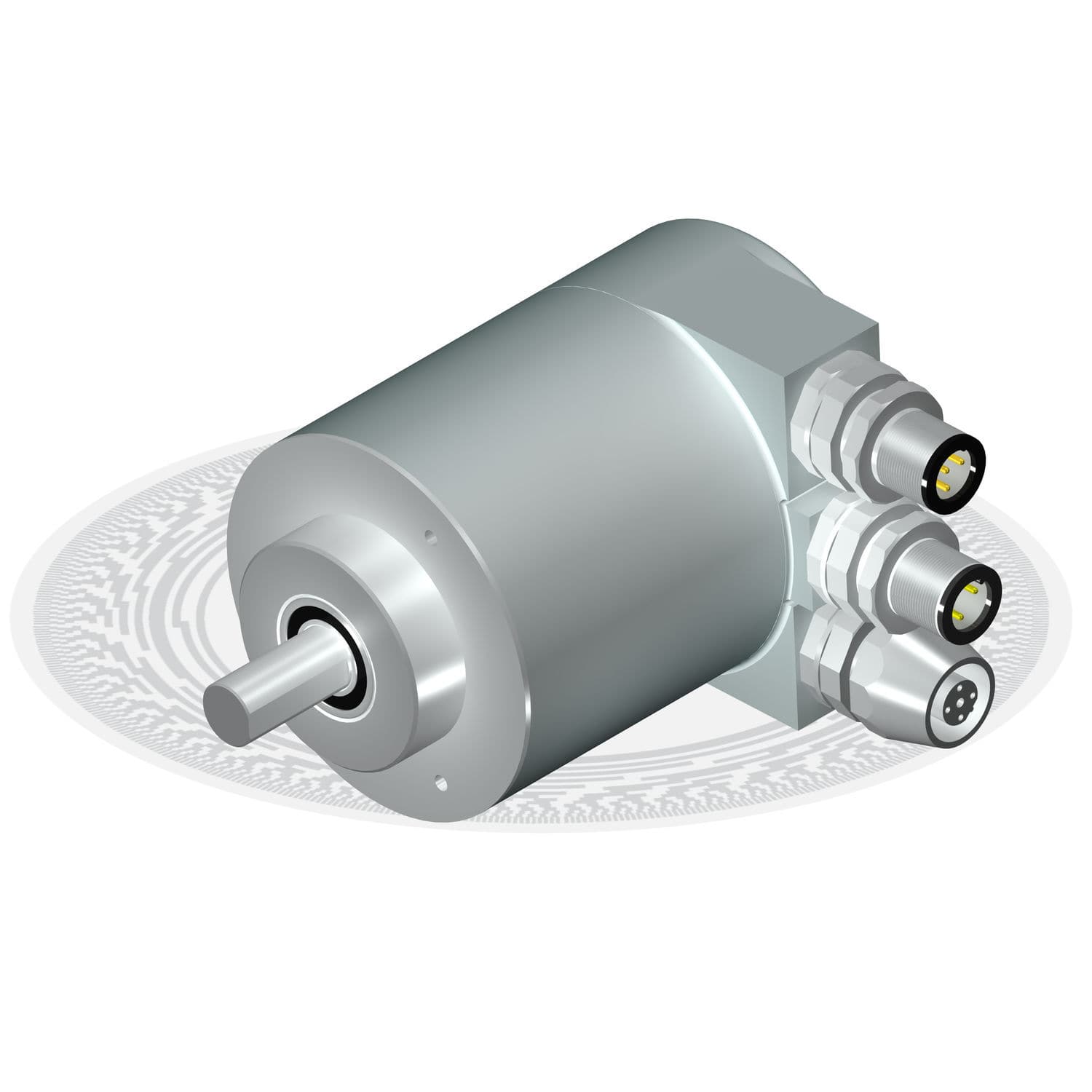 Absolute rotary encoder - CM10 series - Hohner Automaticos - solid ...