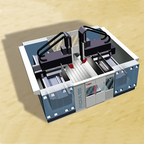 5-axis CNC milling machine - Y2K series - FIDIA - vertical