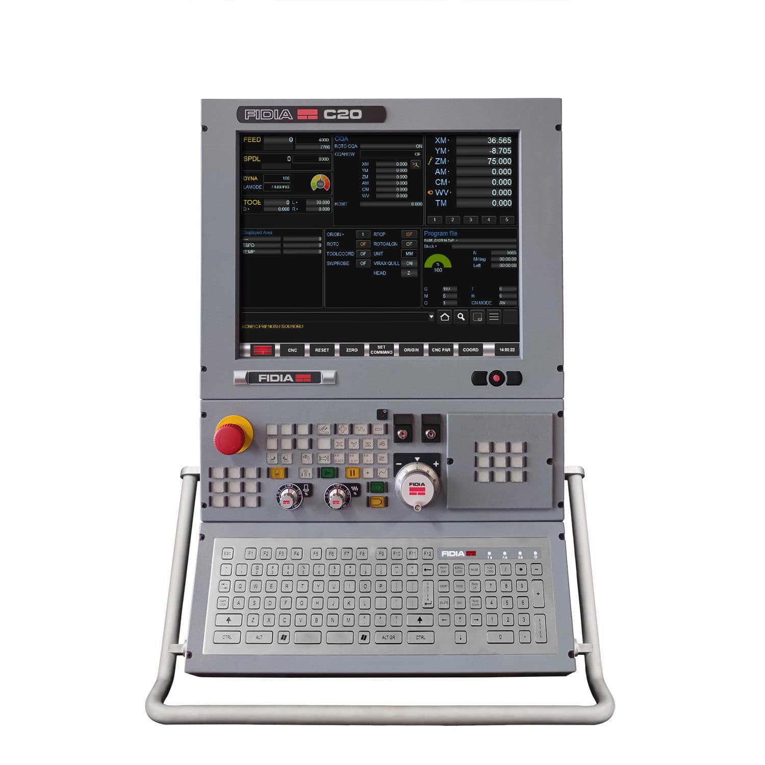 Machine tool CNC controller - C20 - FIDIA - 3-axis / 5-axis