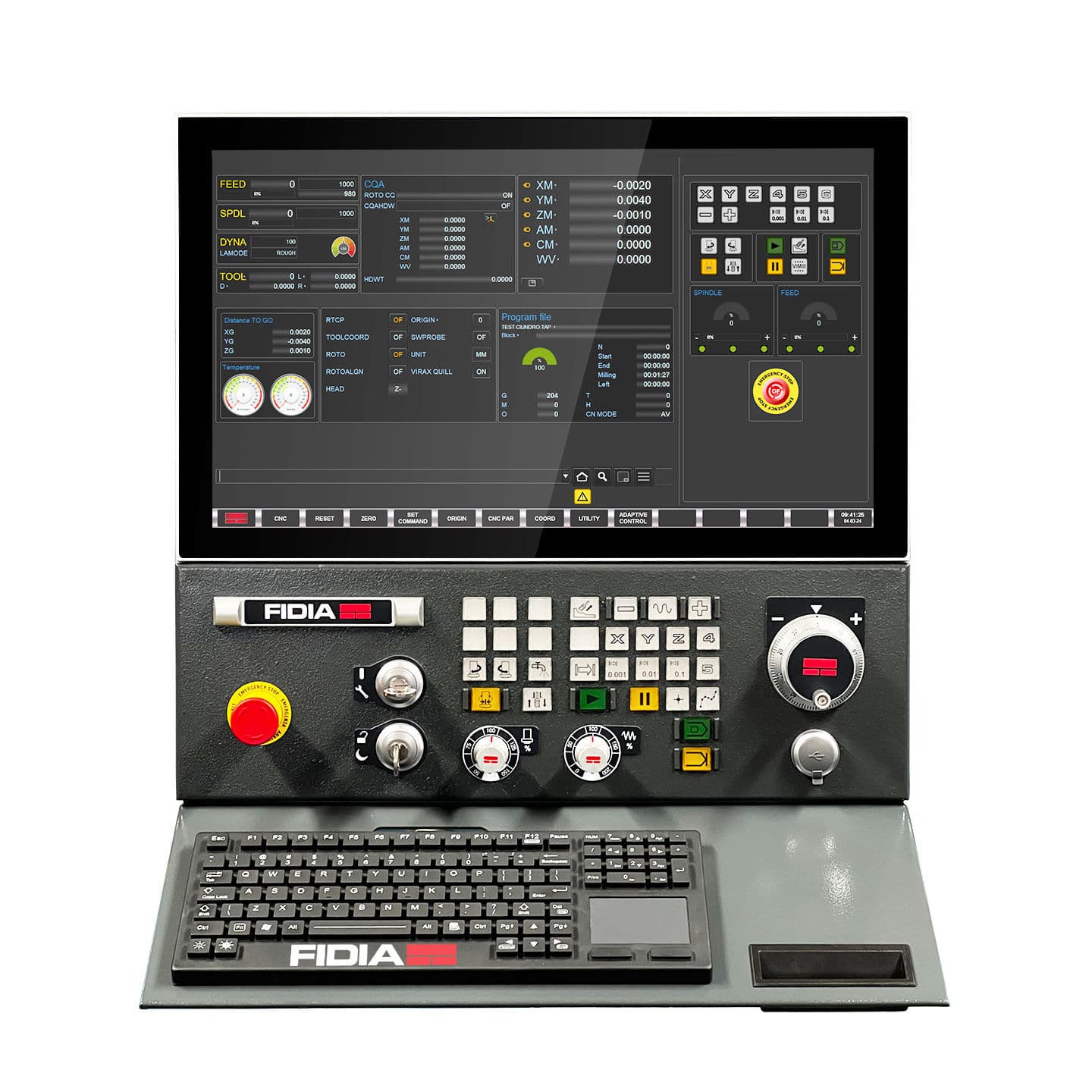 Machine tool numerical control - nC19 - FIDIA - compact / touch screen