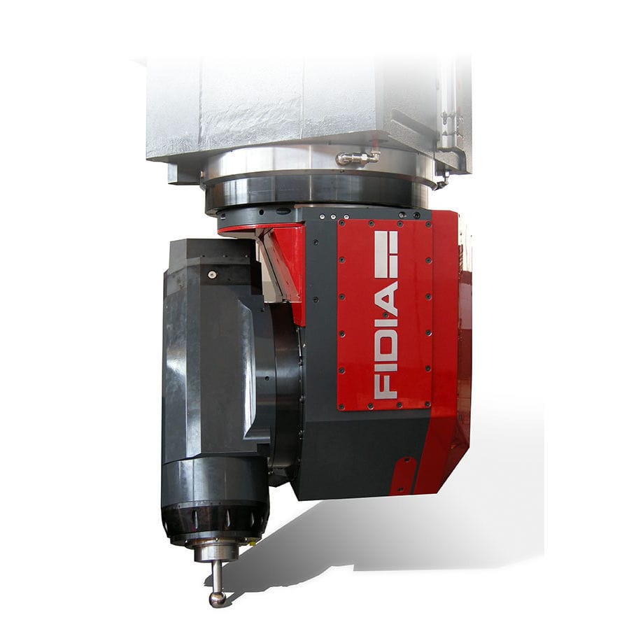 Continuous milling head - M5E - FIDIA - for 5-axis machining / mechanical