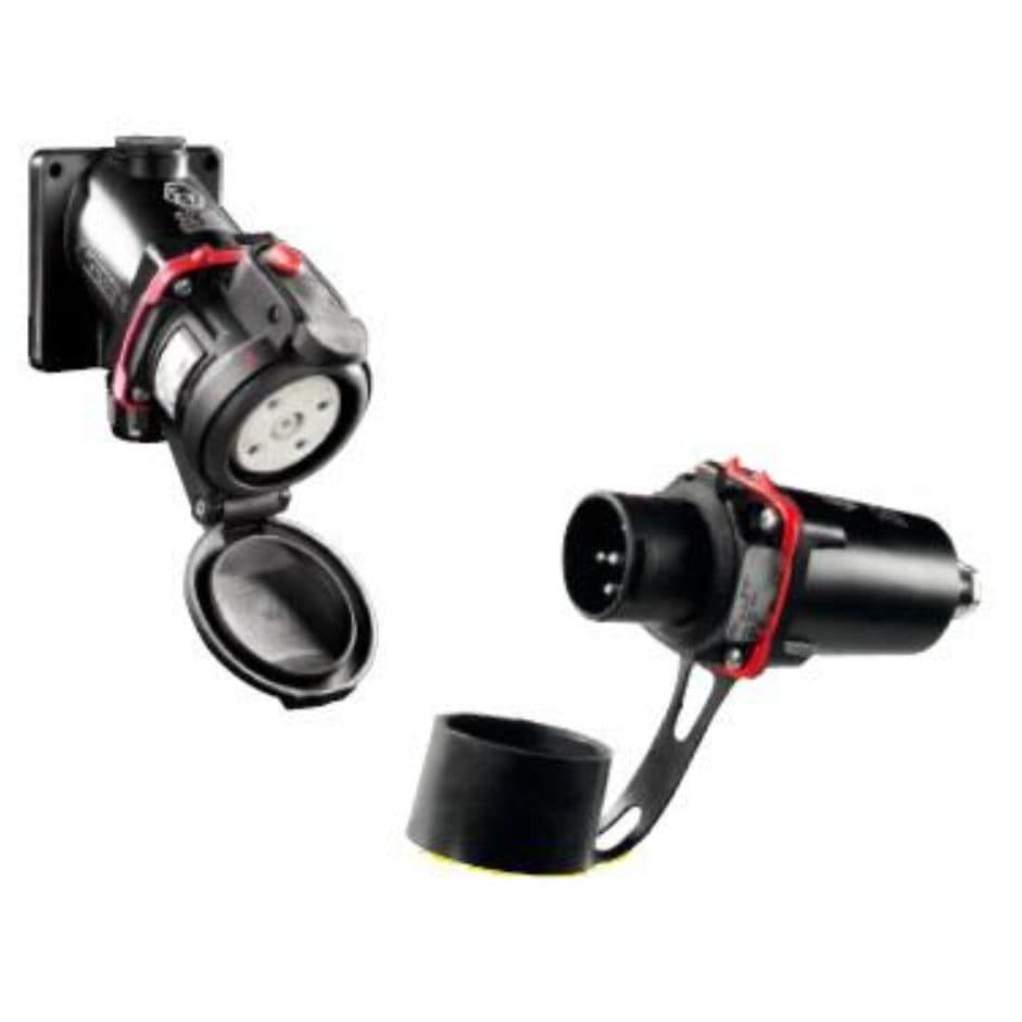 Panel-mounted plug and socket - DXN1 Series - MARECHAL ELECTRIC - IP66 ...