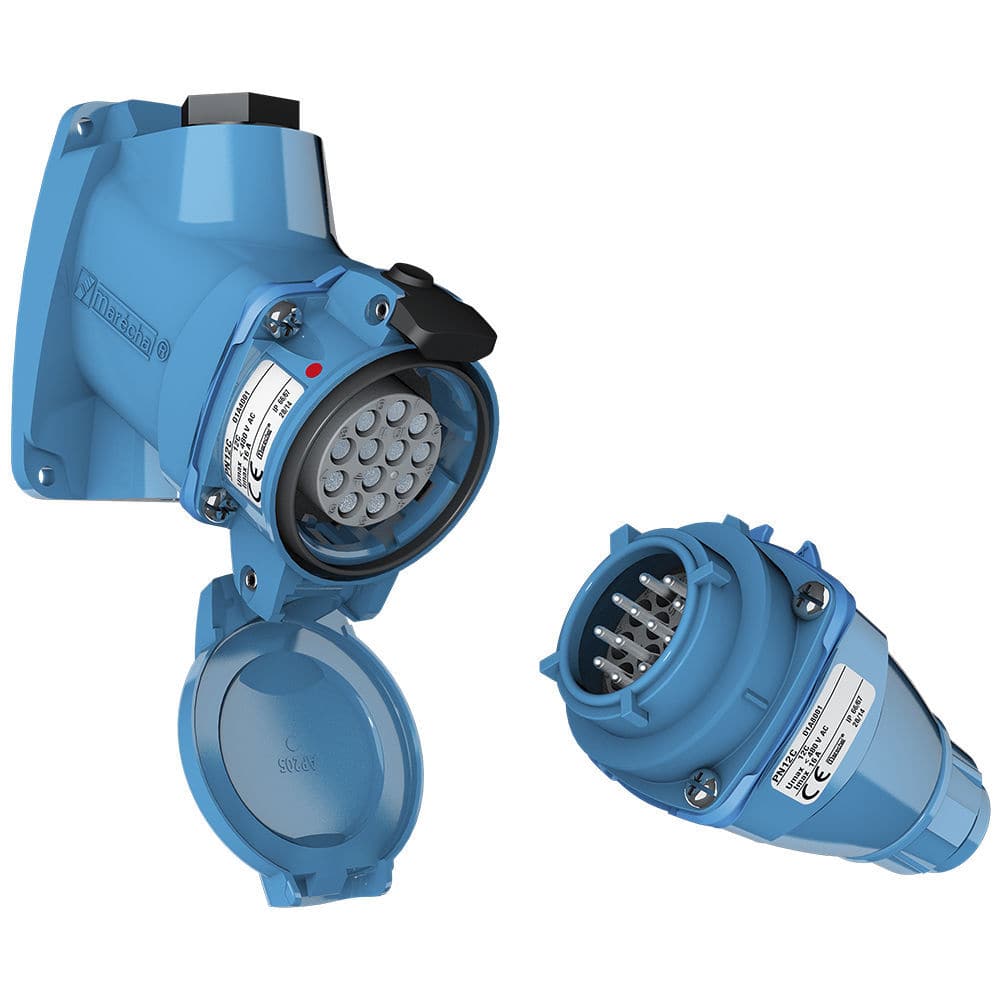 Data connector - PN12C - MARECHAL ELECTRIC - electrical power supply ...