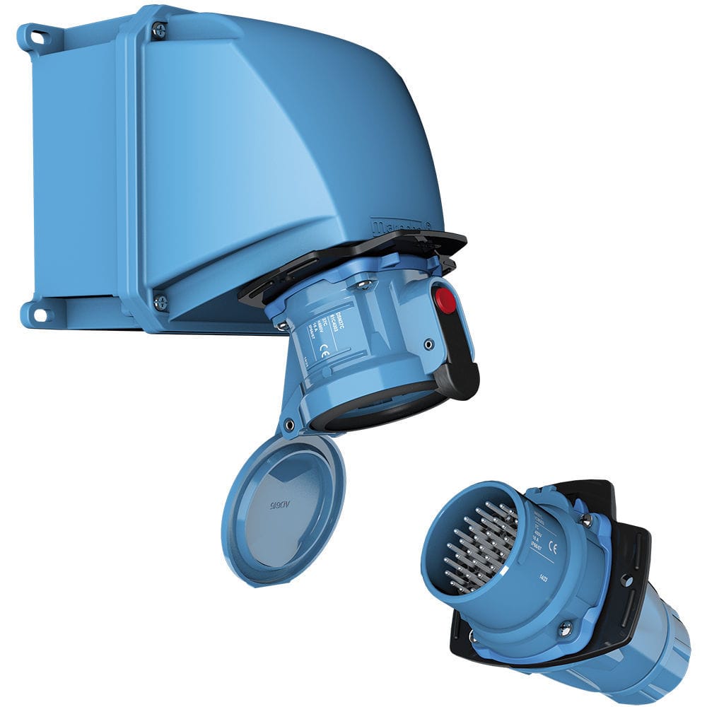 Data connector - DSN37C - MARECHAL ELECTRIC - elbow / socket / for ...