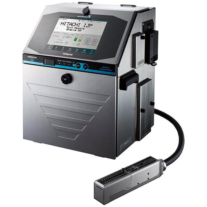 Continuous inkjet printer - UX-Twin - Hitachi Europe GmbH - floor ...