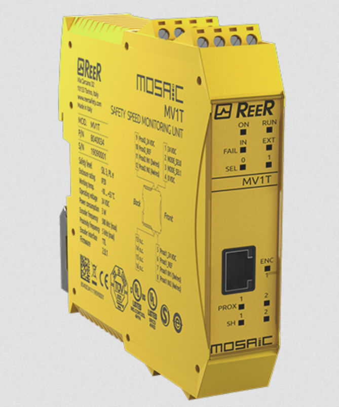 Speed monitoring module - MV series - REER - temperature / digital ...